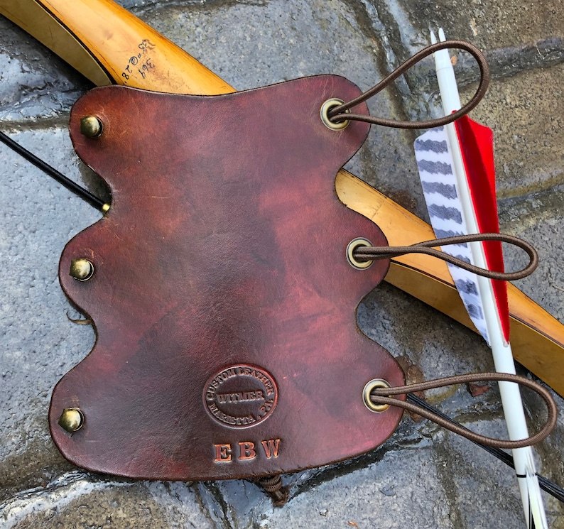 Witmer Custom Leather Traditional Archery Arm Guard - Etsy