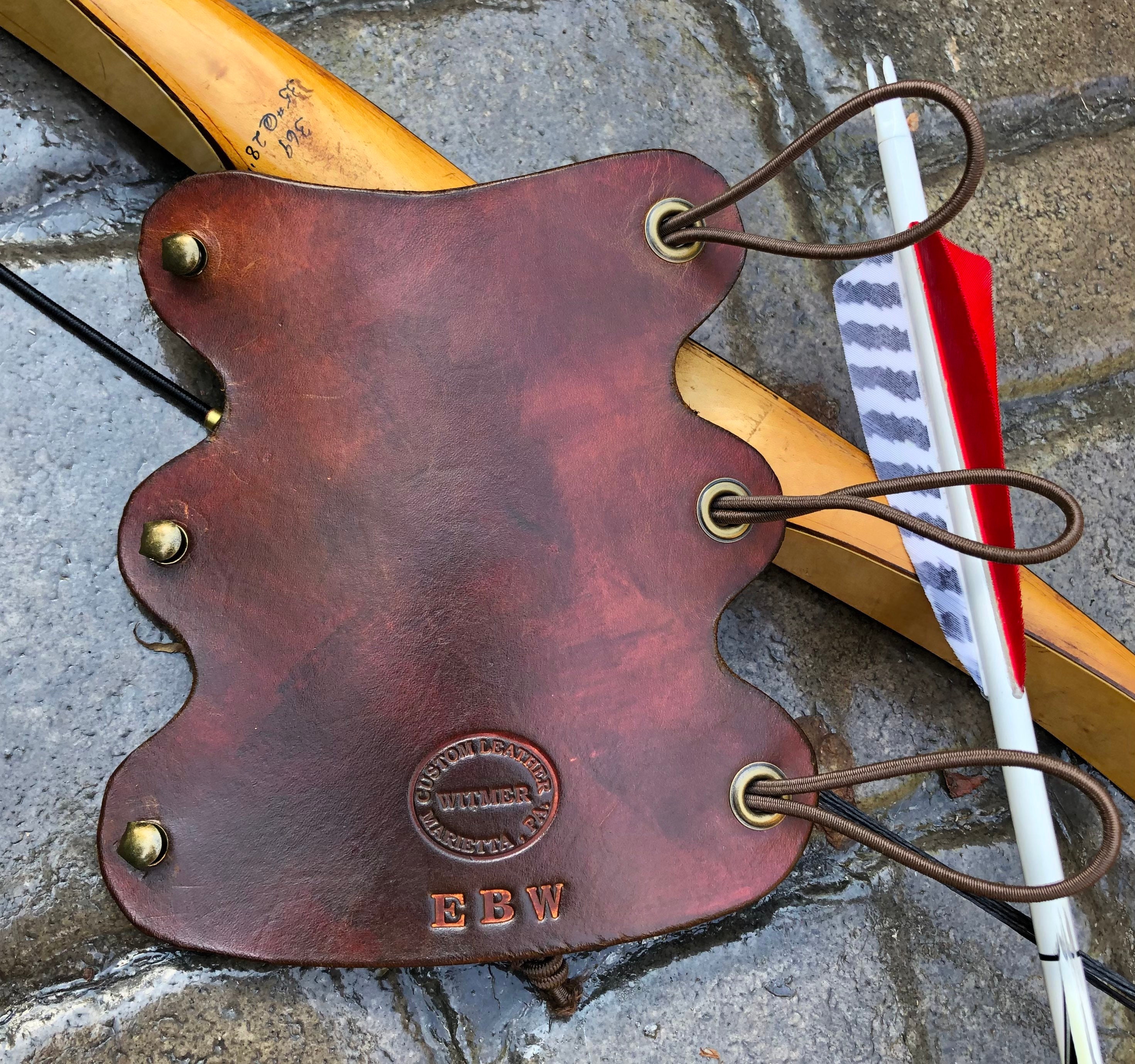 Witmer Custom Leather Traditional Archery Arm Guard | Etsy