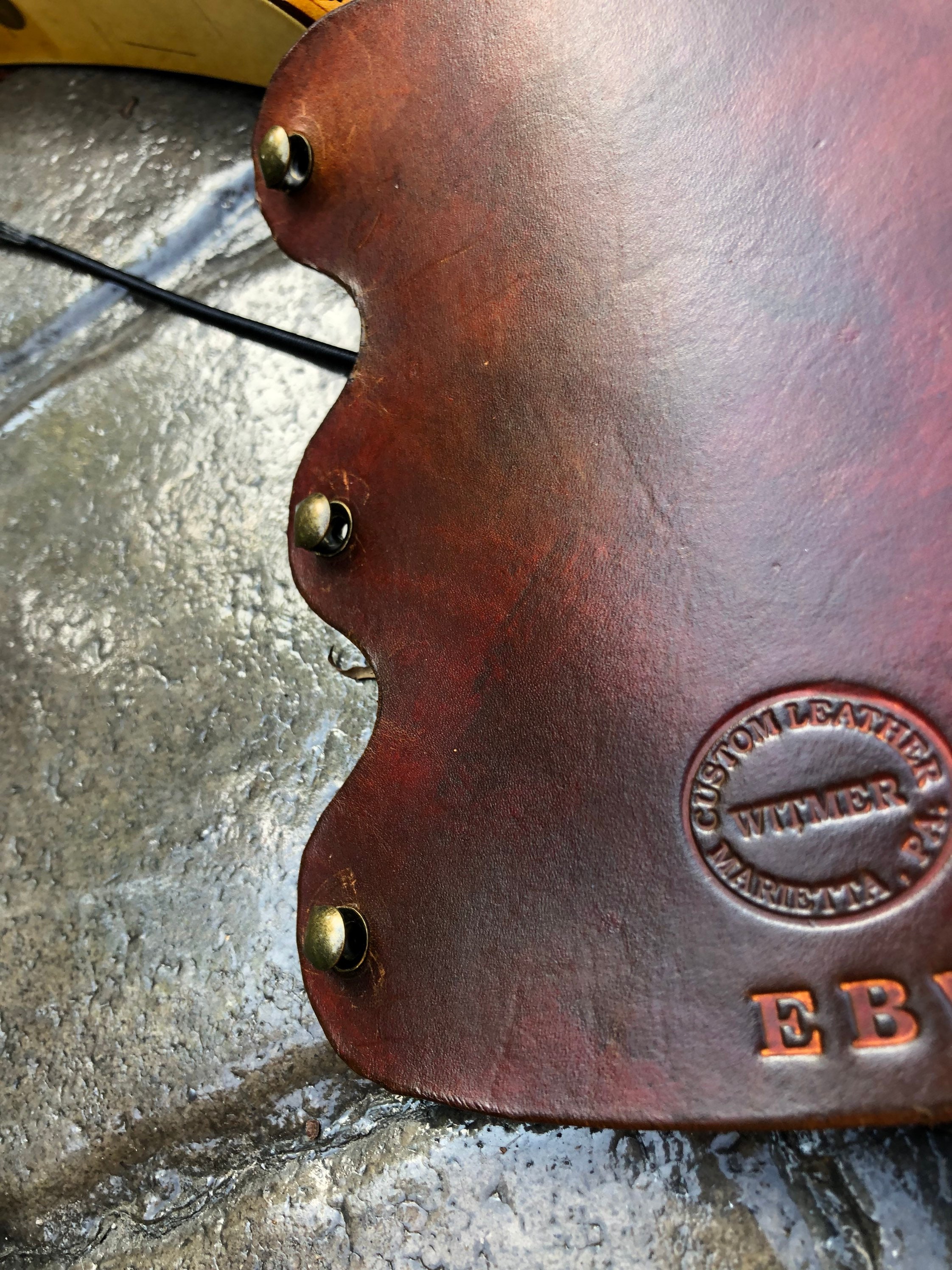 Witmer Custom Leather Traditional Archery Arm Guard With Free - Etsy