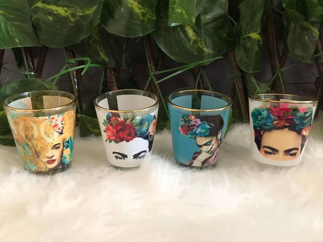 Frida Shot Glass Frida Tequila Shot Glass Set. Shooter Glass Set ...