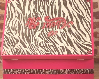 Zebra Jewelry Box | Etsy