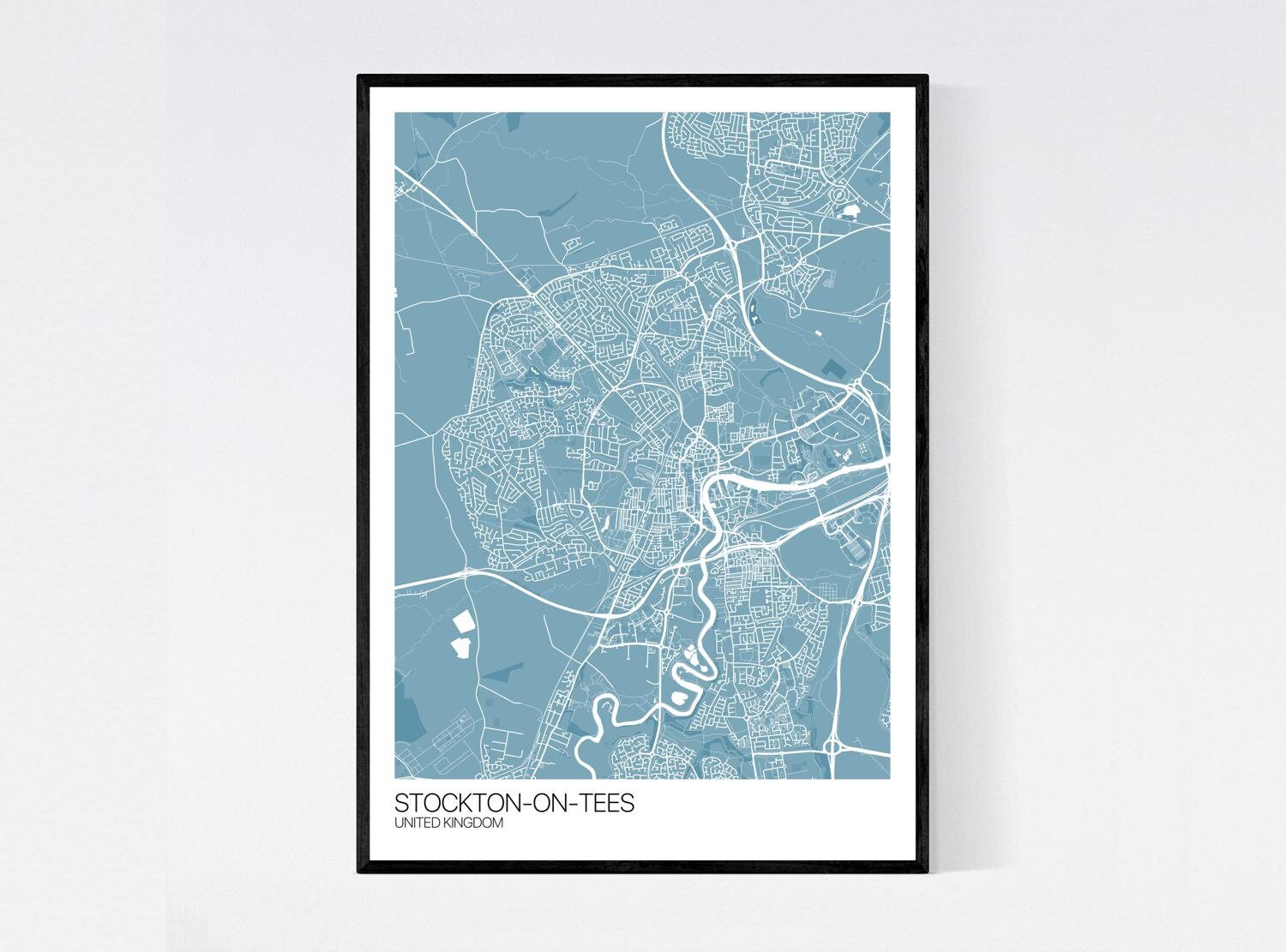 Map Stockton On Tees