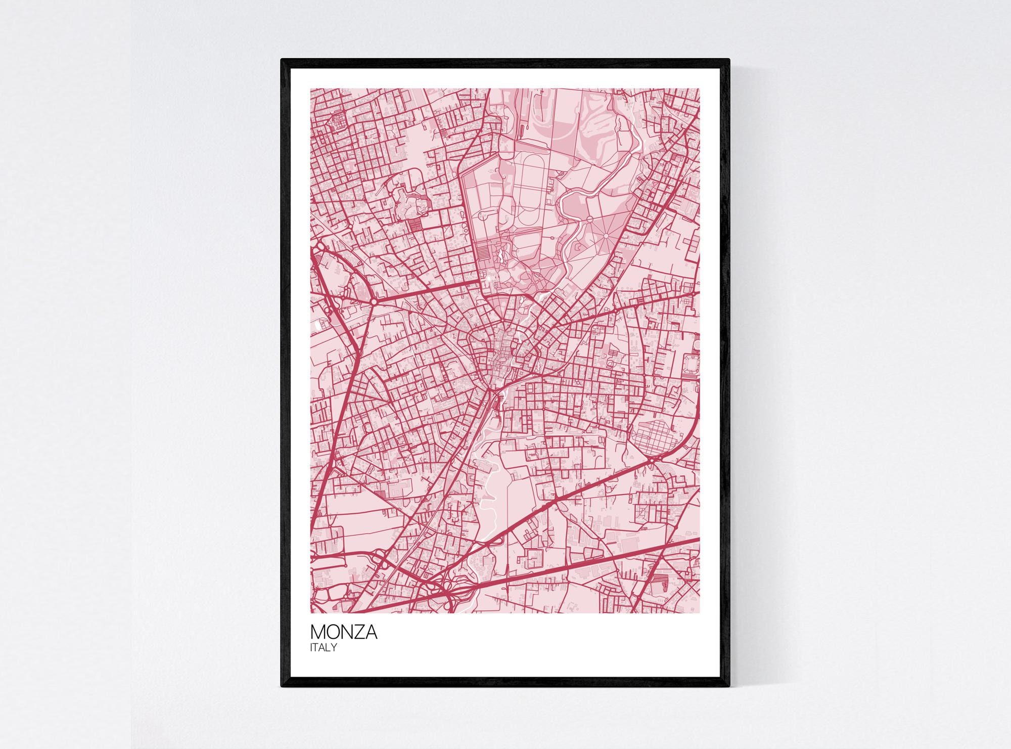 Ultrafibra Monza Italy Map