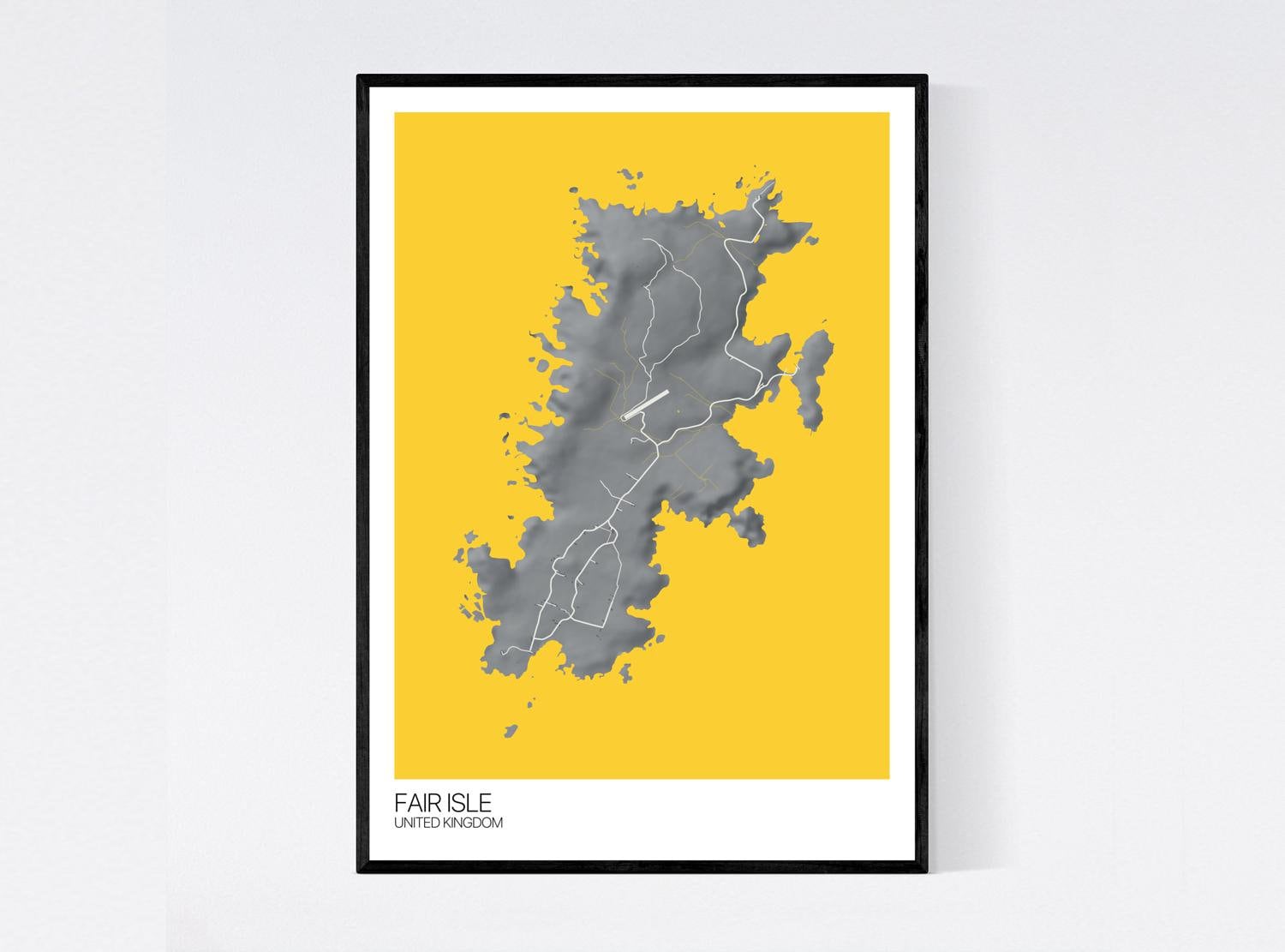 Fair Isle Scotland Map