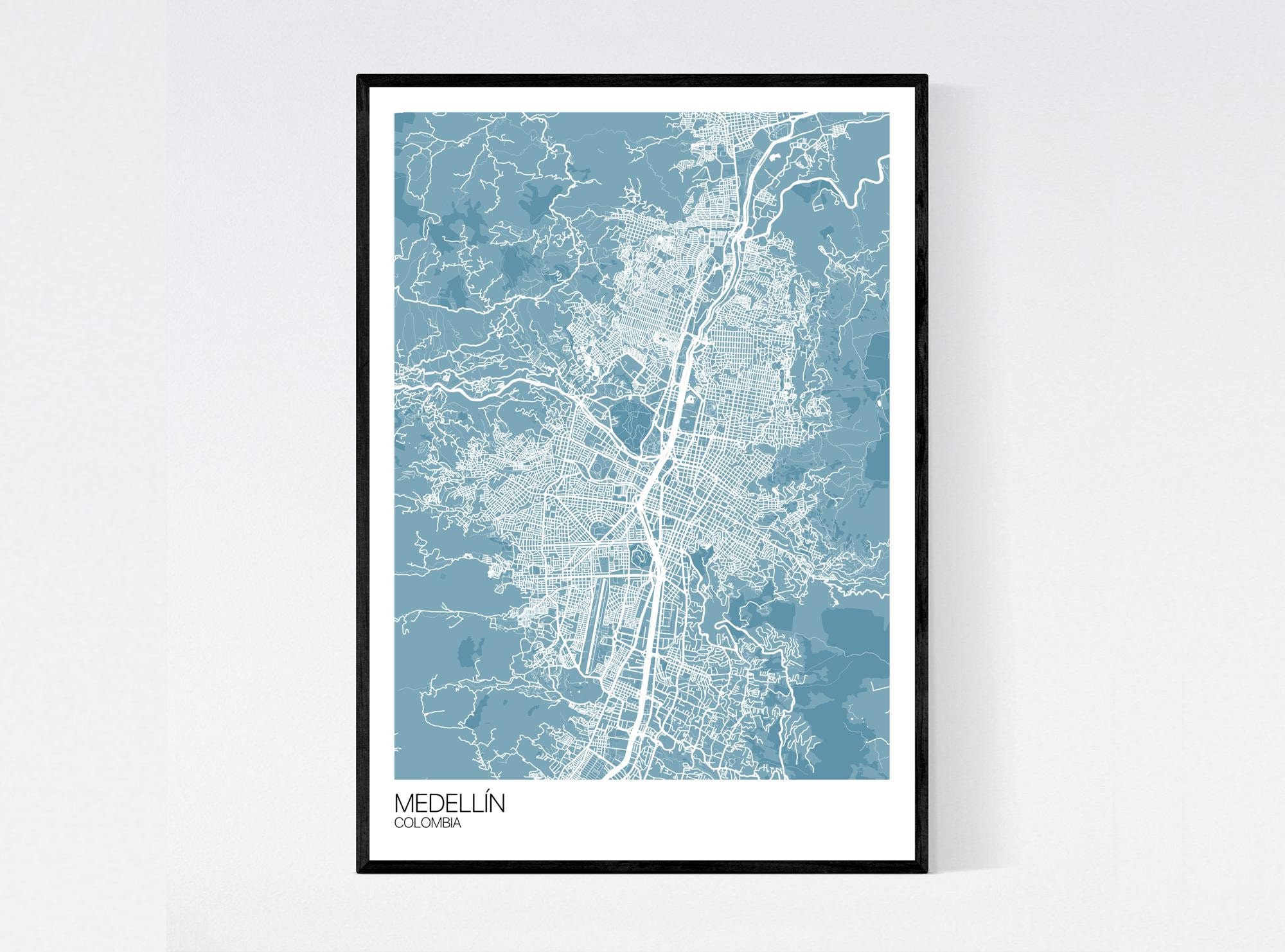 Medellin Colombia Map