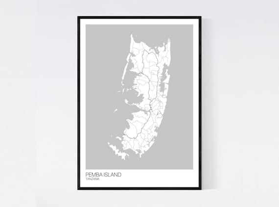 Pemba Island Map