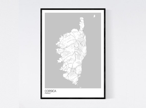 Corse French Map