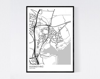 Inverkeithing Map - Etsy