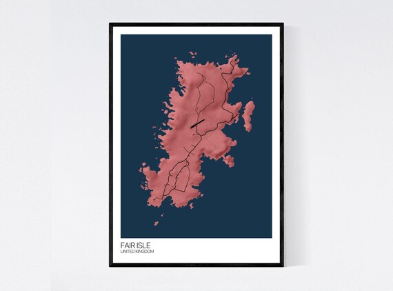 Fair Isle Scotland Map