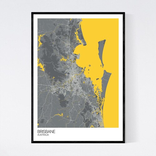 Runcorn Town Map Art Print Many Styles 350gsm Art Quality - Etsy