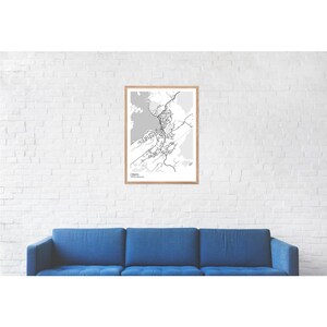 Oban, Scotland City Map Art Print Many Styles 350gsm Art Quality Paper ...