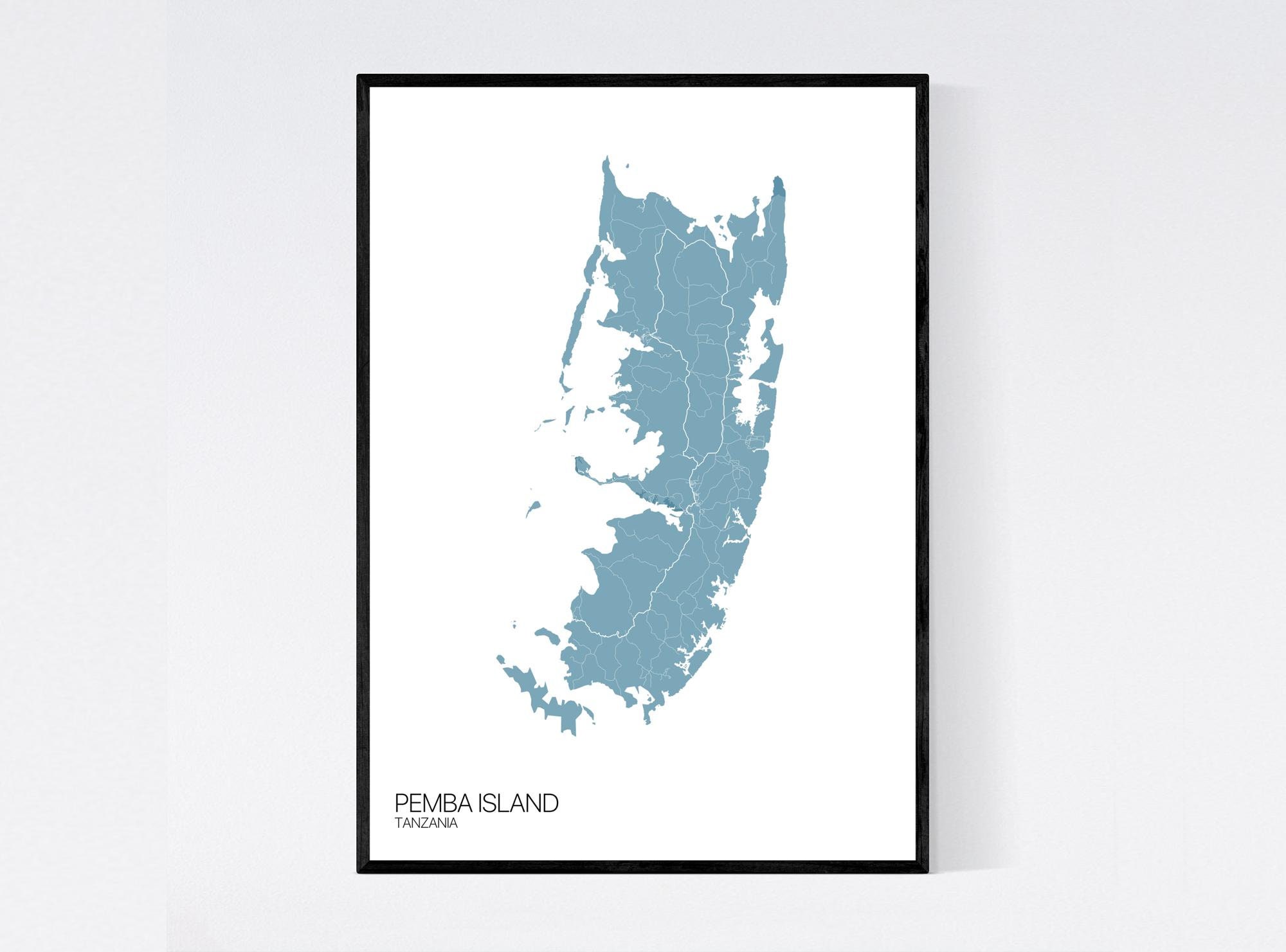 Pemba Island Map