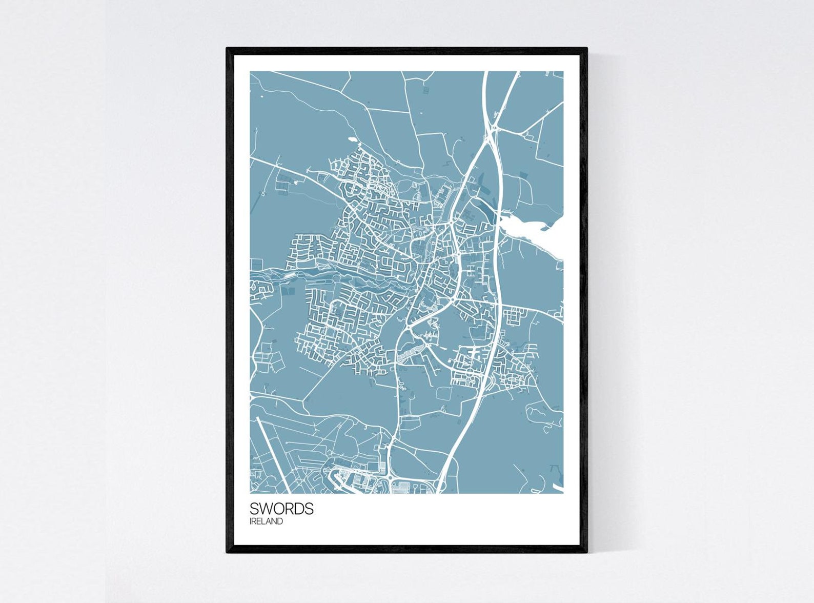 Swords City Map Art Print Many Styles 350gsm Art Quality - Etsy