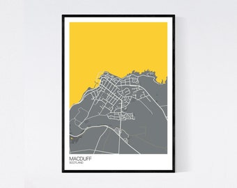 Macduff Map Print | Etsy