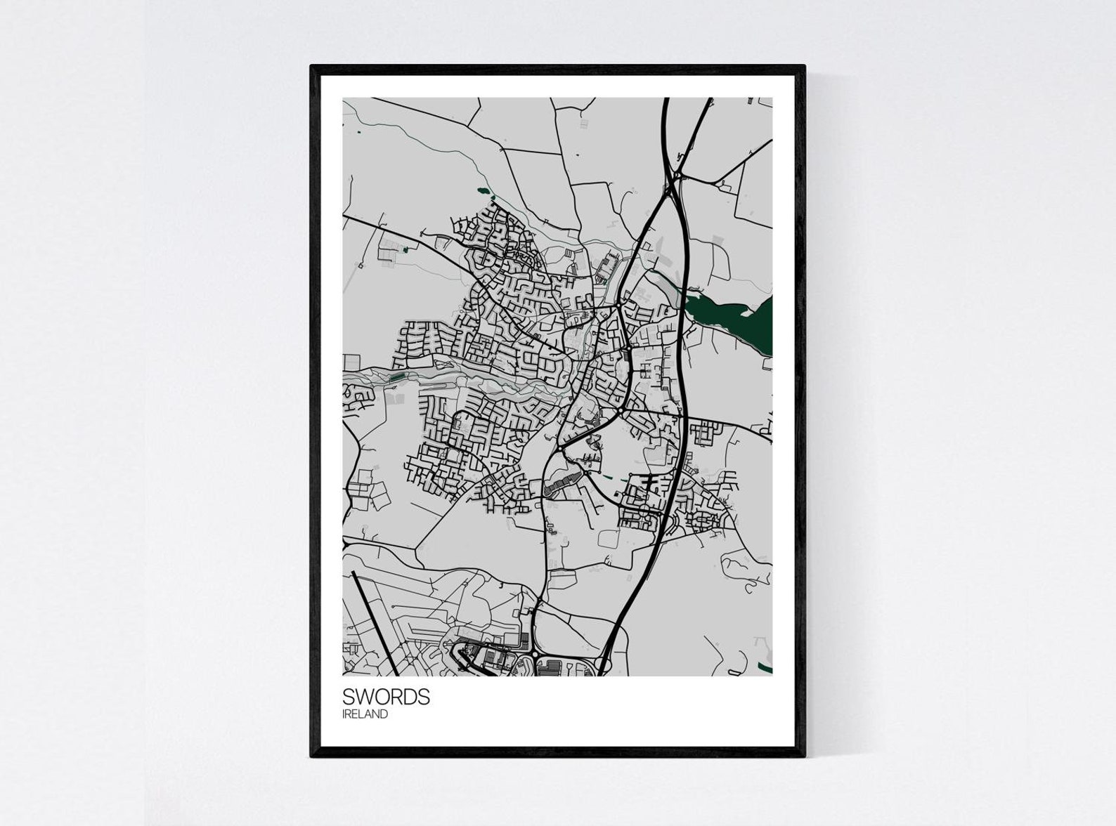 Swords City Map Art Print Many Styles 350gsm Art Quality - Etsy