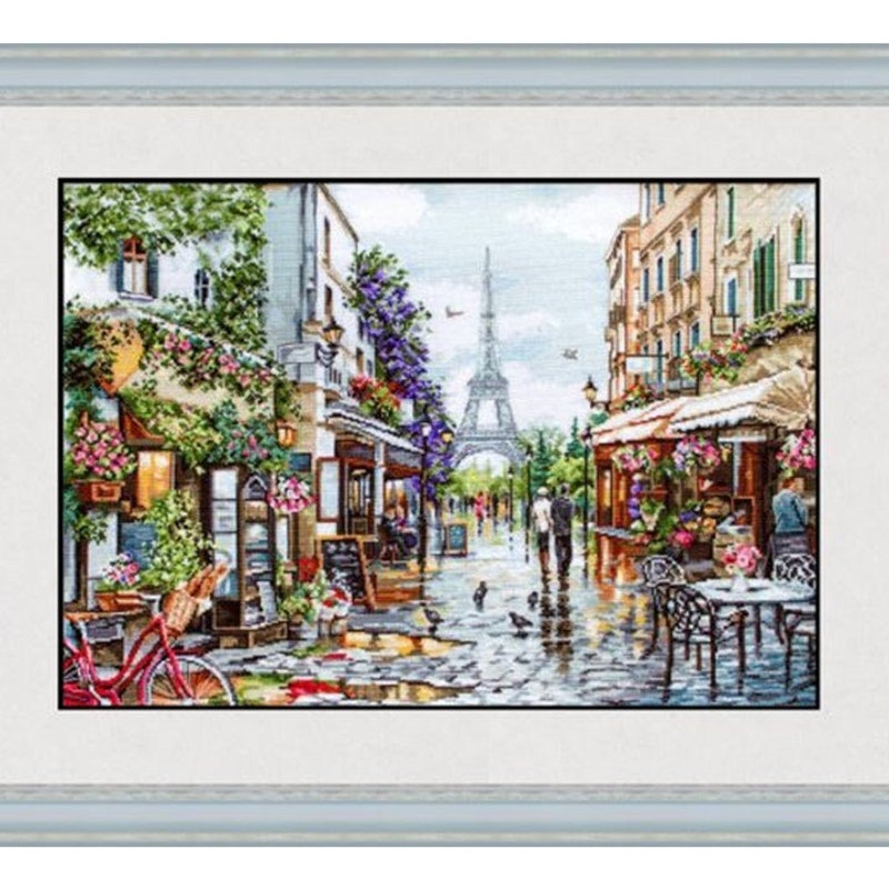 Paris Cross Stitch - Etsy