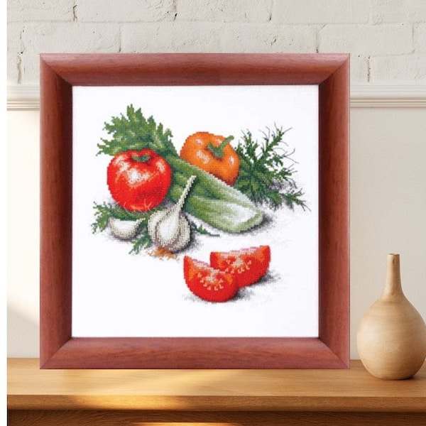 Vegetable Cross Stitch Pattern - Etsy