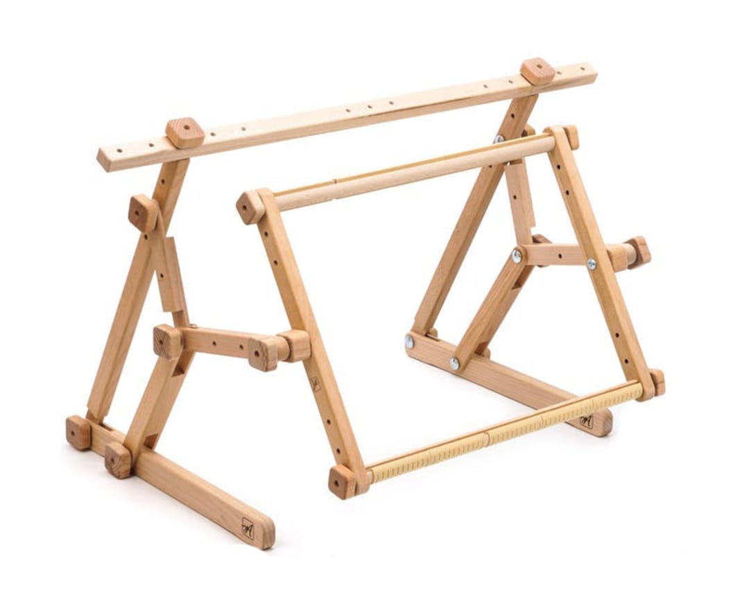 Wooden Adjustable Embroidery Stand, Table and Lap Stand for Embroidery ...