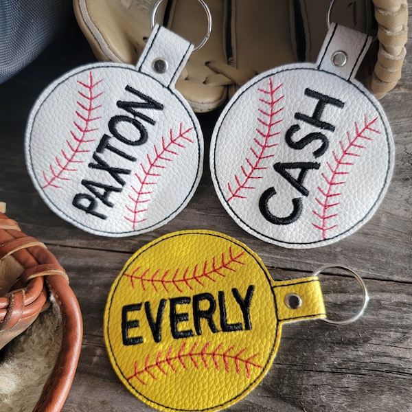 Baseball Bag Tag - Etsy