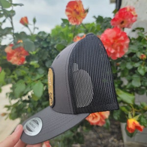 Embroidered Leather Patch Gardening Hat: Funny Snapback Garden Gift - Etsy