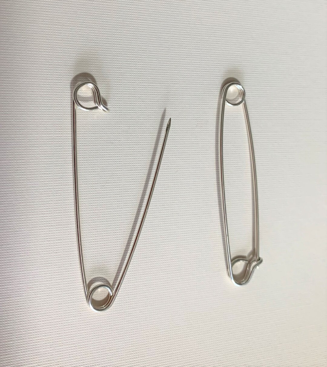 2" Large Sterling Baby Diaper Pin,vintage Safety Pin,perfect Baby Gift ...