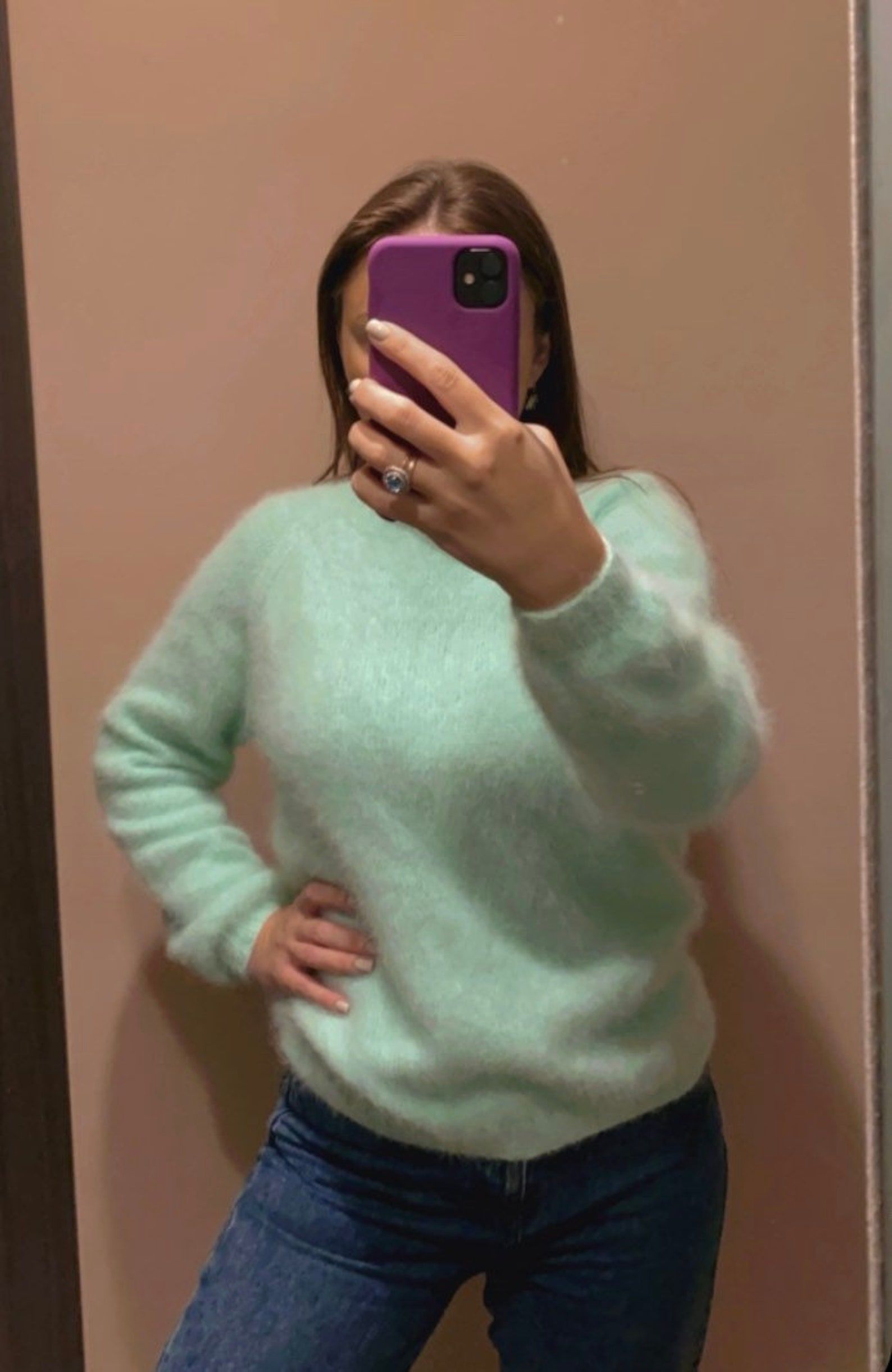 Angora Sweater - Etsy