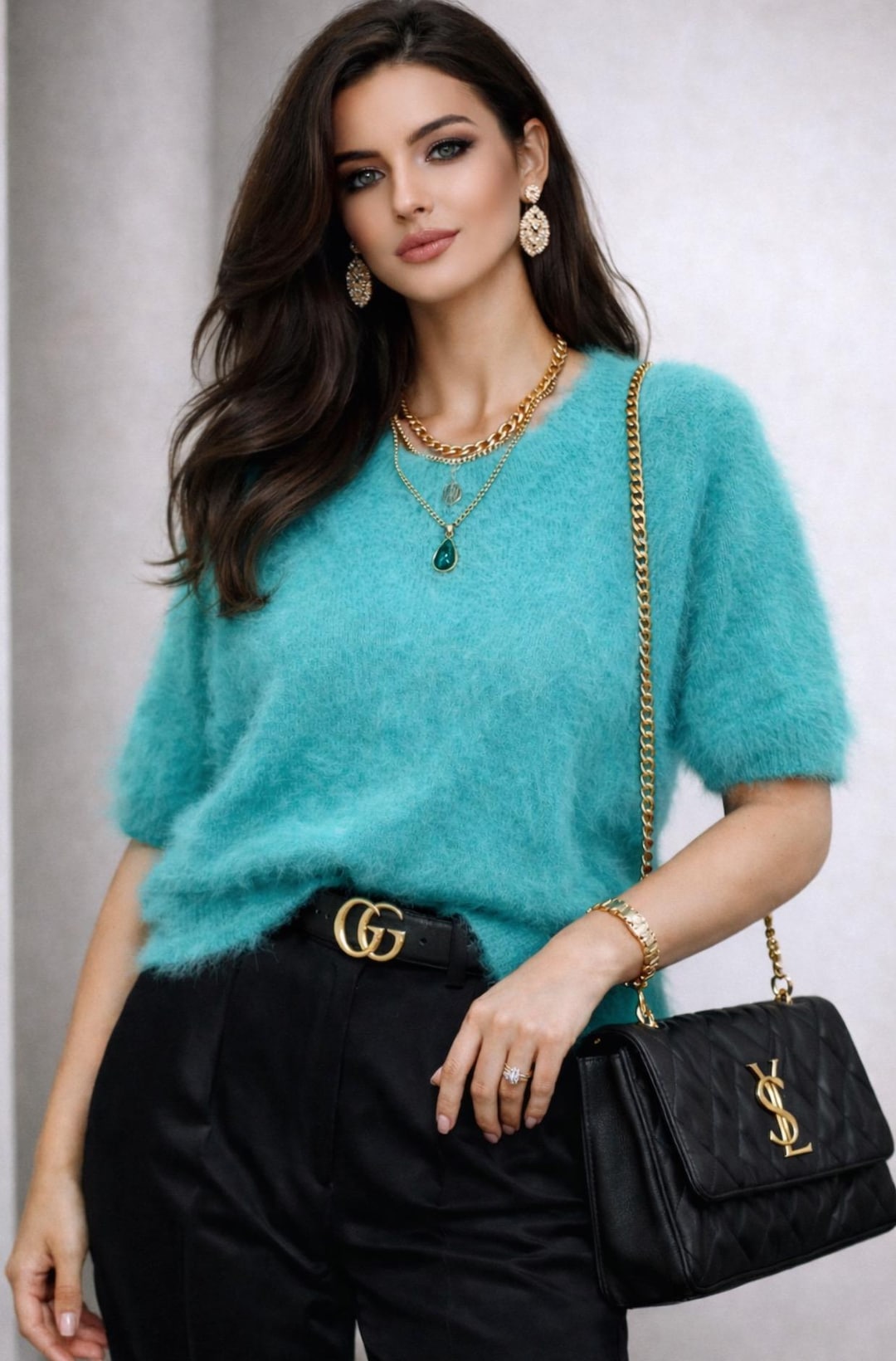 Angora Sweater - Etsy