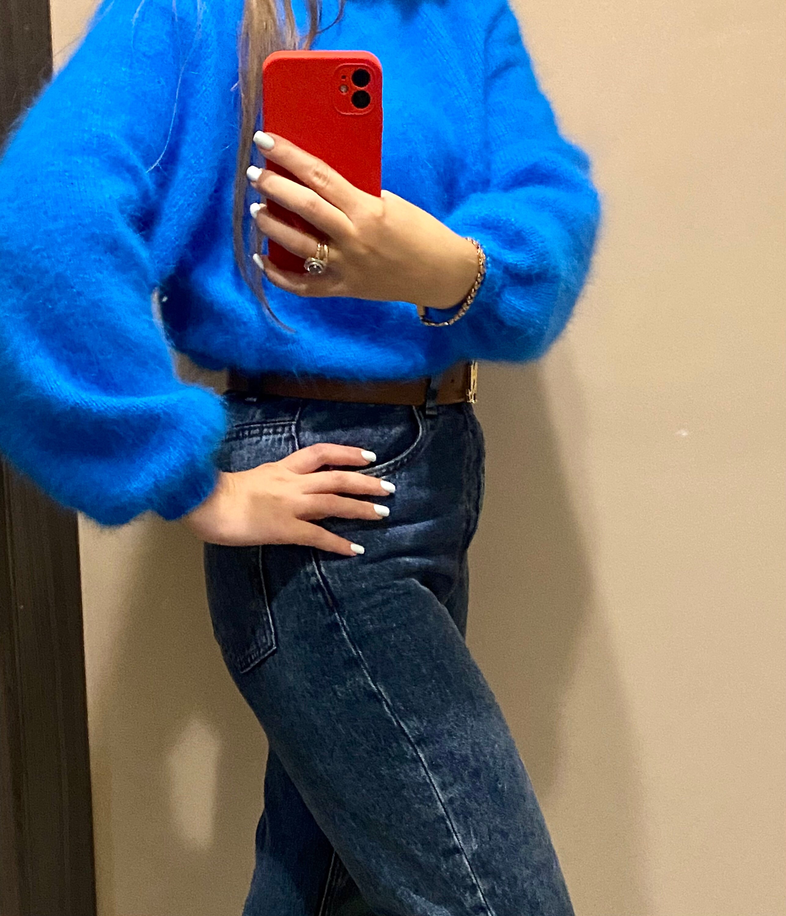 Angora Sweater - Etsy