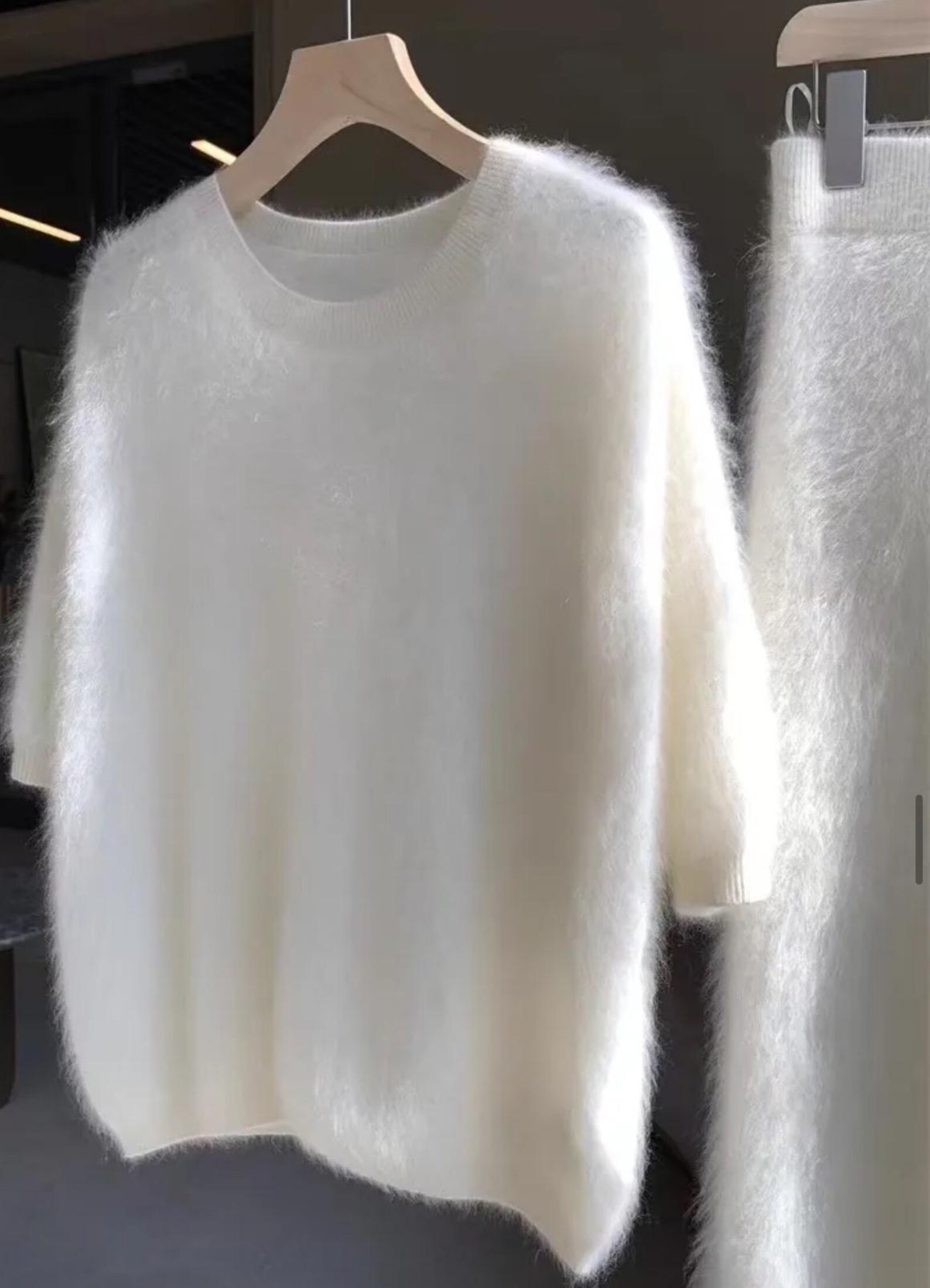 Angora Sweater and Angora Skirt. - Etsy