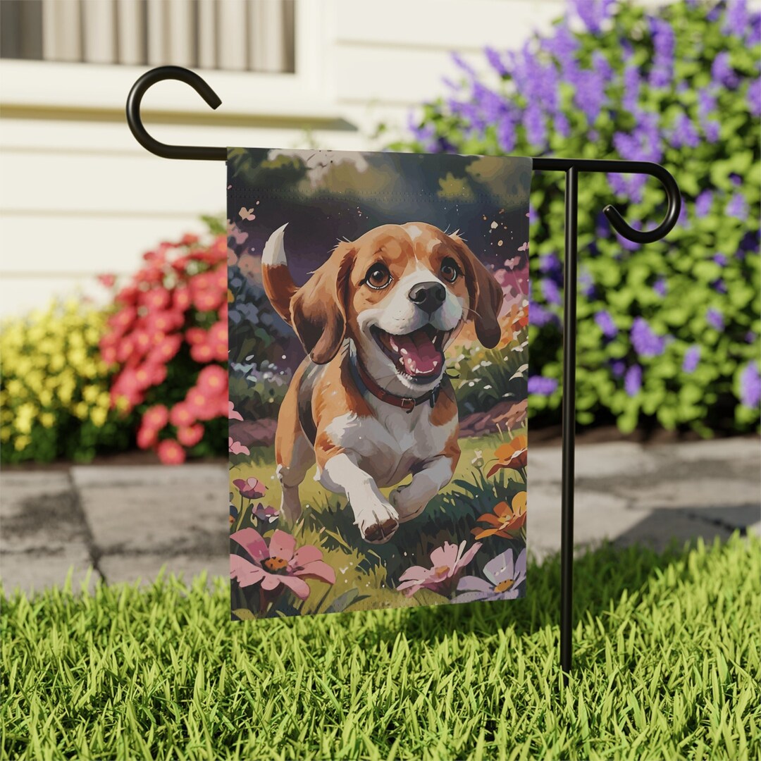 Beagle Dogs Spring Themed Yard Art for Moms Garden Gift, Beagle Lovers ...