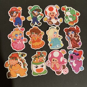 2 Super Mario Sticker - Etsy