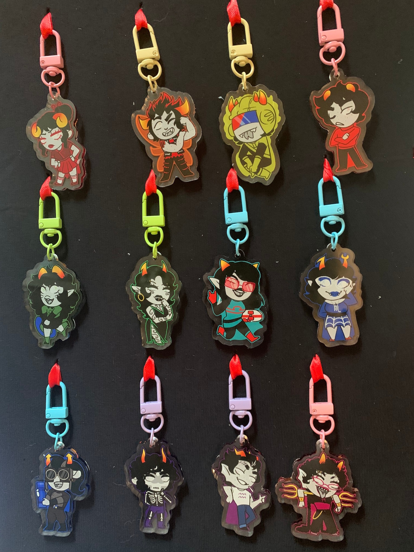 2 Double-sided Homestuck Alpha Troll Charms - Etsy