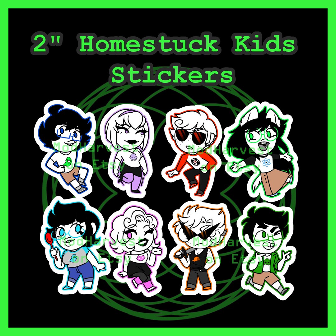 2" Homestuck Alpha Beta Kids Stickers - Etsy