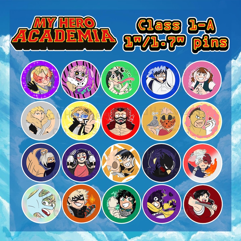 Mha Pins - Etsy