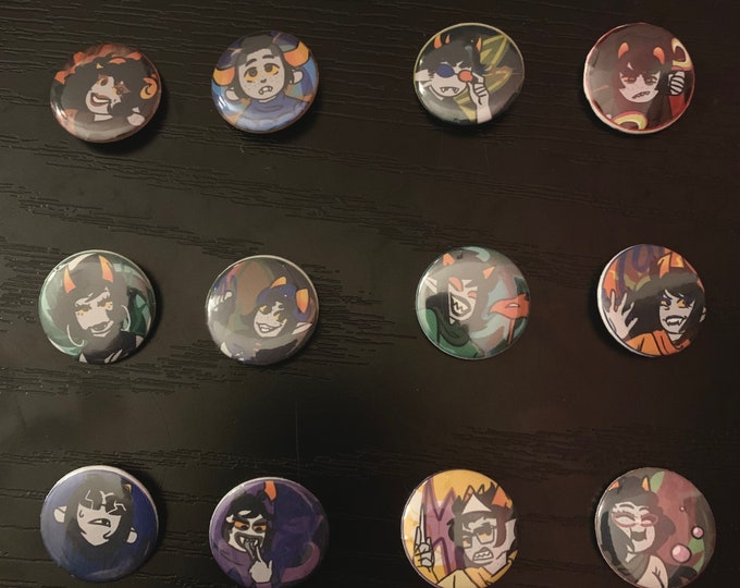 Homestuck Cherub Pins - Etsy