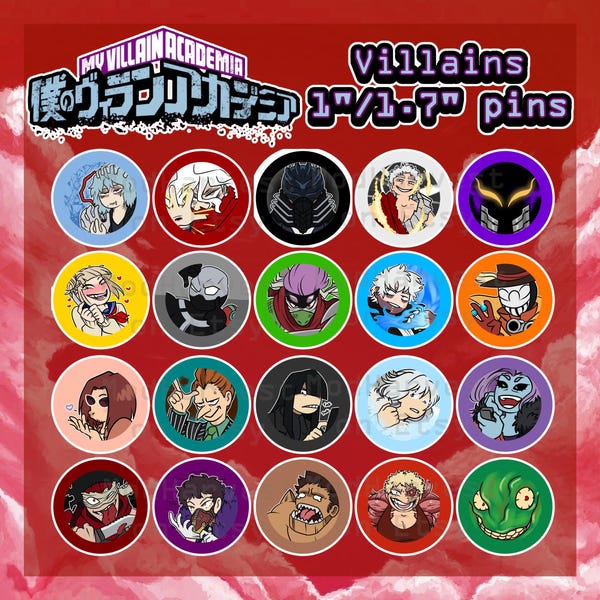 Mha Pins - Etsy