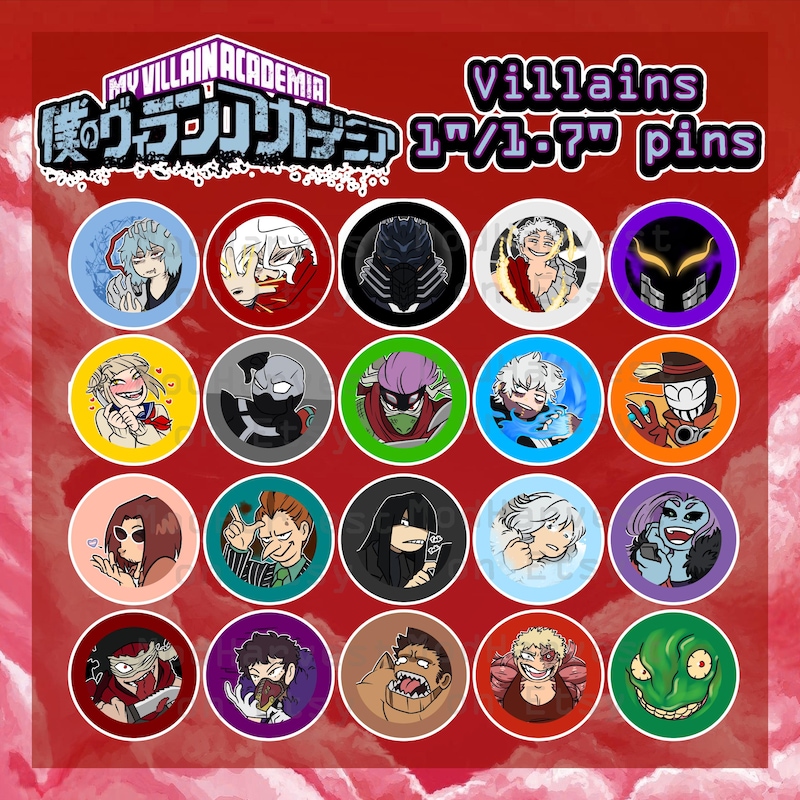 Mha Pins - Etsy