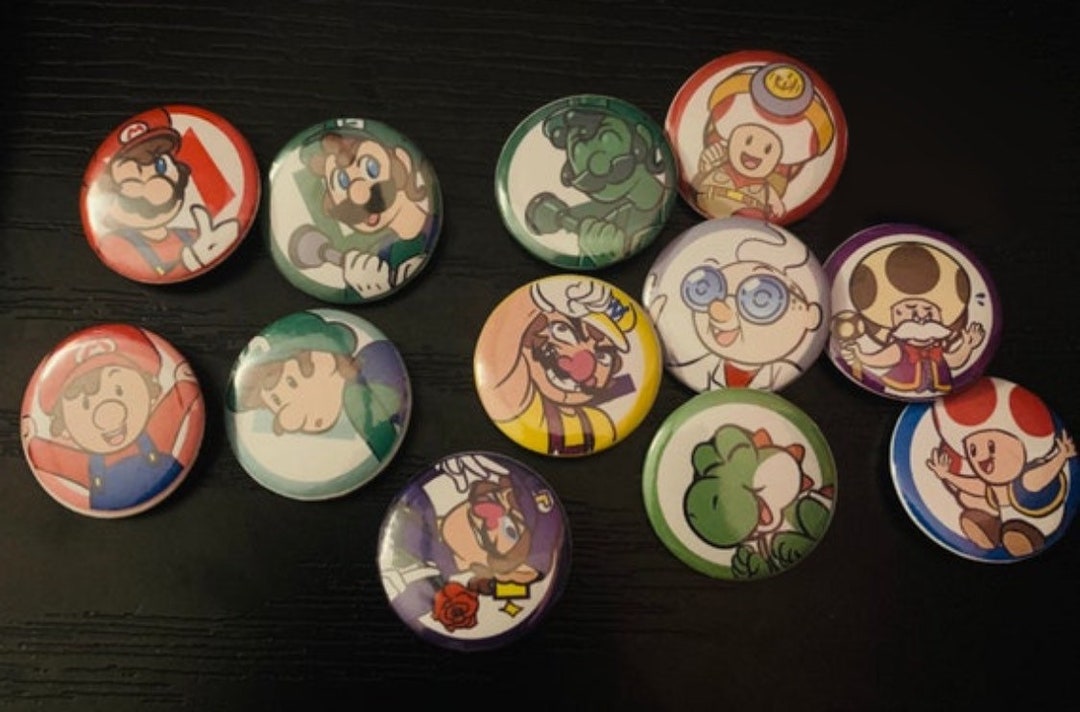 Super Mario Bros Pins - Etsy