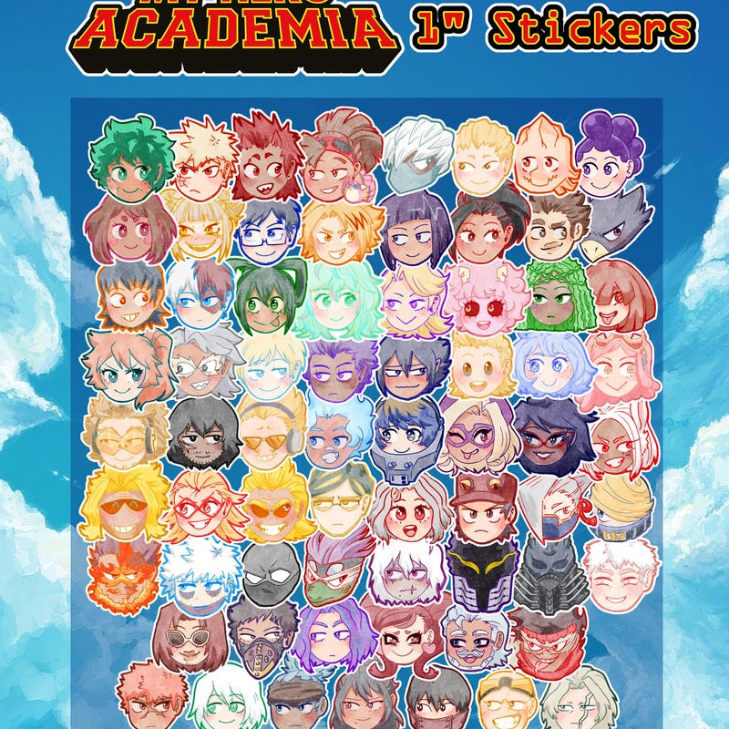 Mha Stickers - Etsy