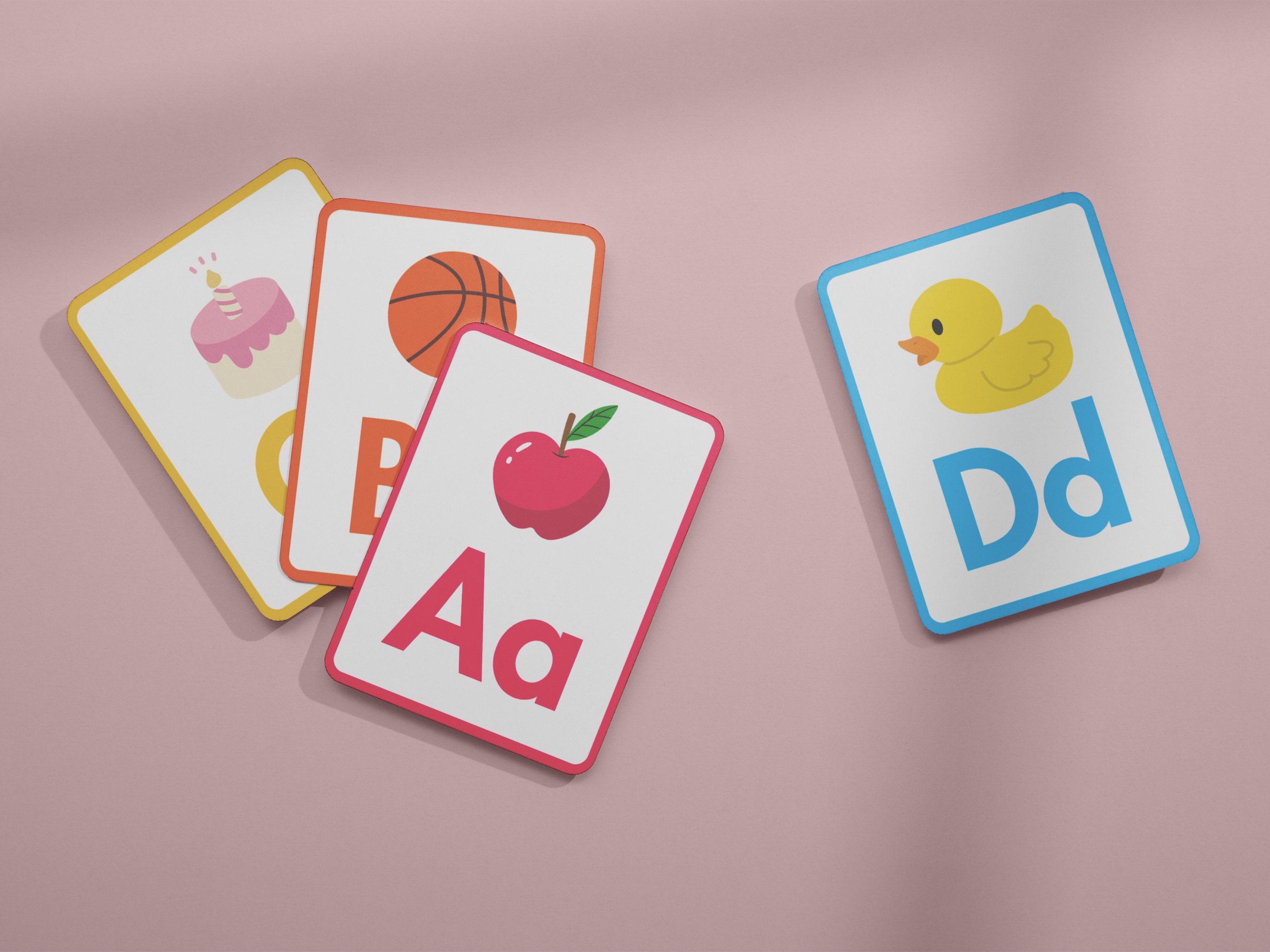 Printable Kids Educational Flashcards, Alphabet Preschool Flash Card ...