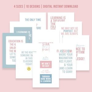 Printable Classroom Wall Art, Classroom Posters, Printable Posters - Etsy