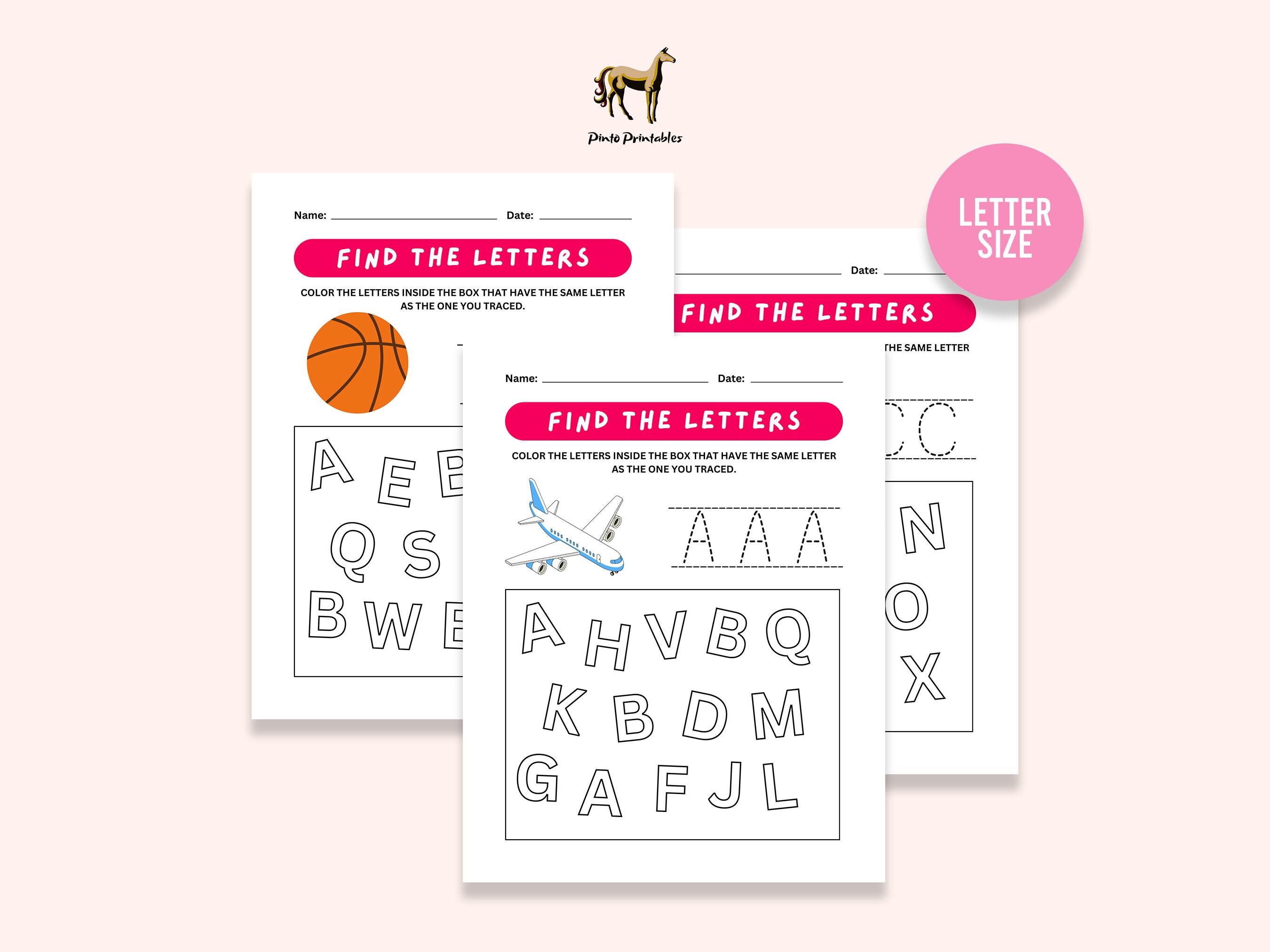 Printable Kids' Activity Pack, Busy Book, Kids Activity Pages, Digital ...