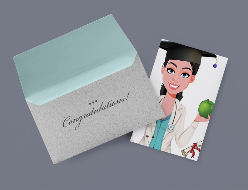 Doctor Graduation Card, Medical School Graduation Party, Nursing School ...