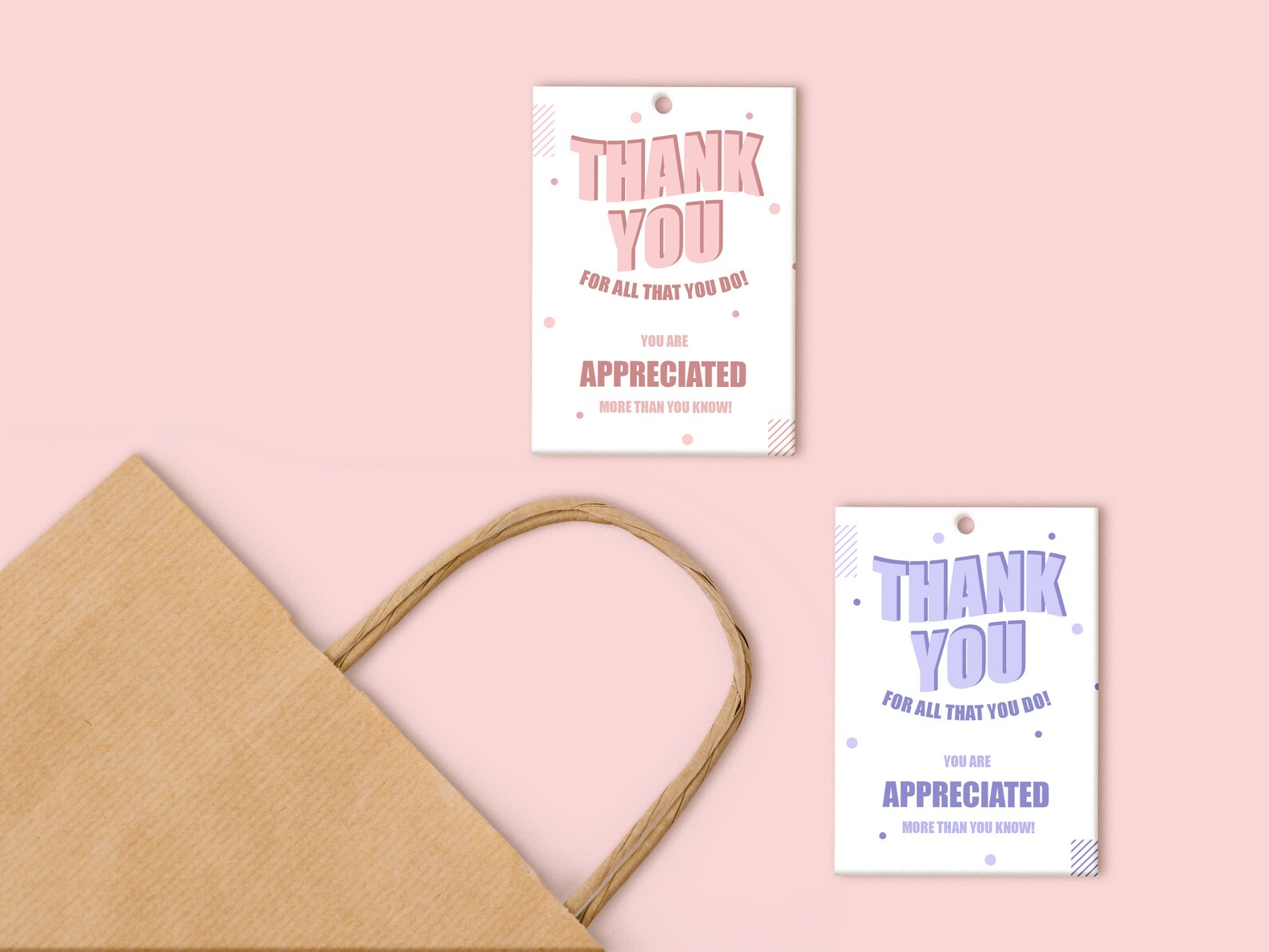 Appreciation Printable Tags, Appreciation Card, Printable Gift Tags ...