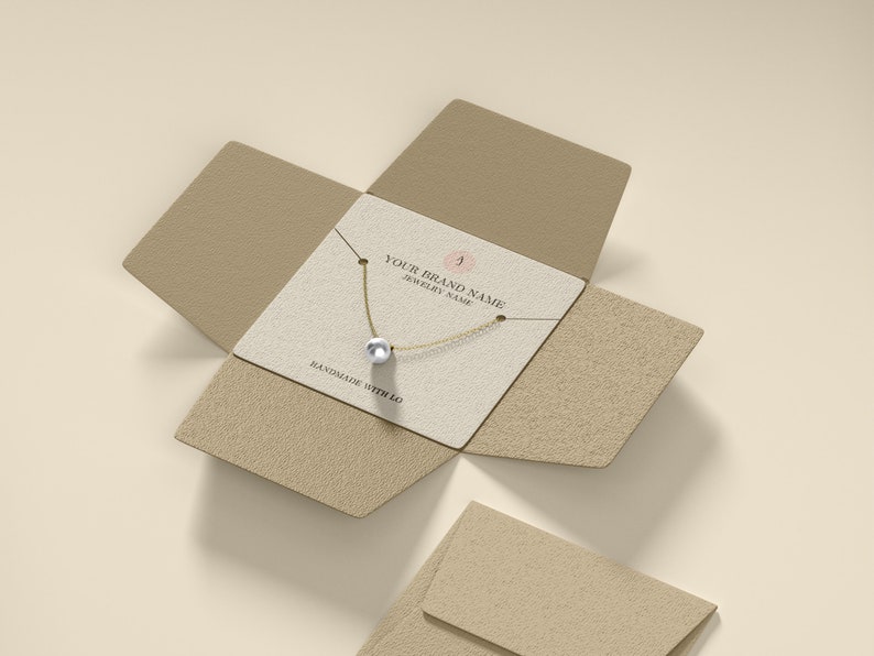 Customize Paper Jewelry Templates, Printable Jewelry Brand Kit, Jewelry ...