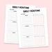 Printable Daily Routine Schedules, Printable to Do List, Routine ...
