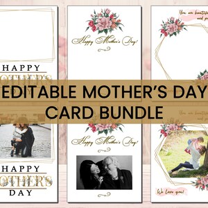 Personalized Mothers Day Card, Editable Mothers Day Cards, Custom ...