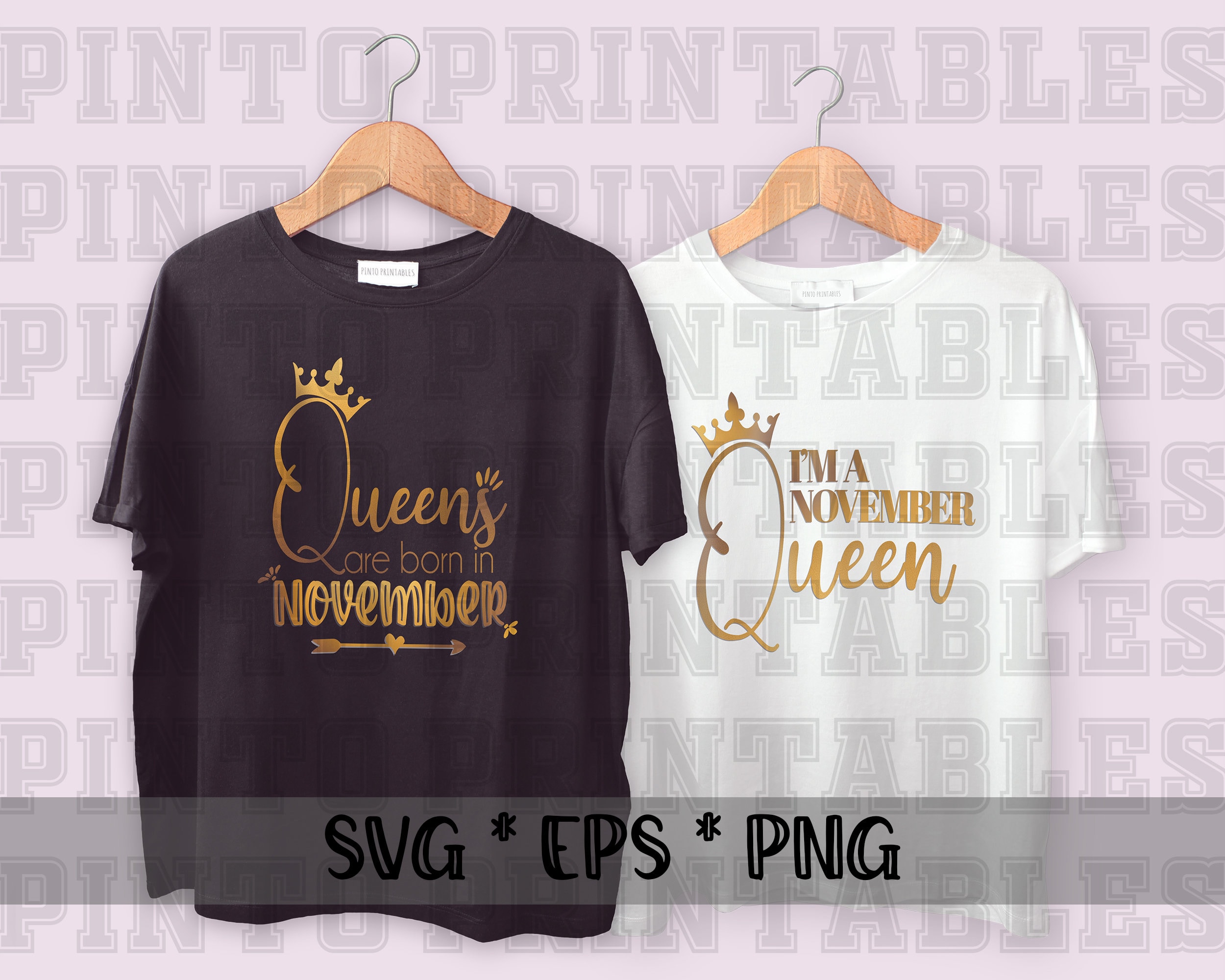 I'm A November Queen SVG Bundle, Im a November Queen, Queens Are Born ...