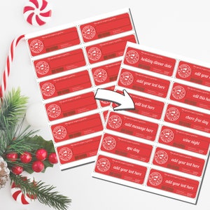 Editable Christmas Coupons, Printable Christmas Vouchers Gift ...