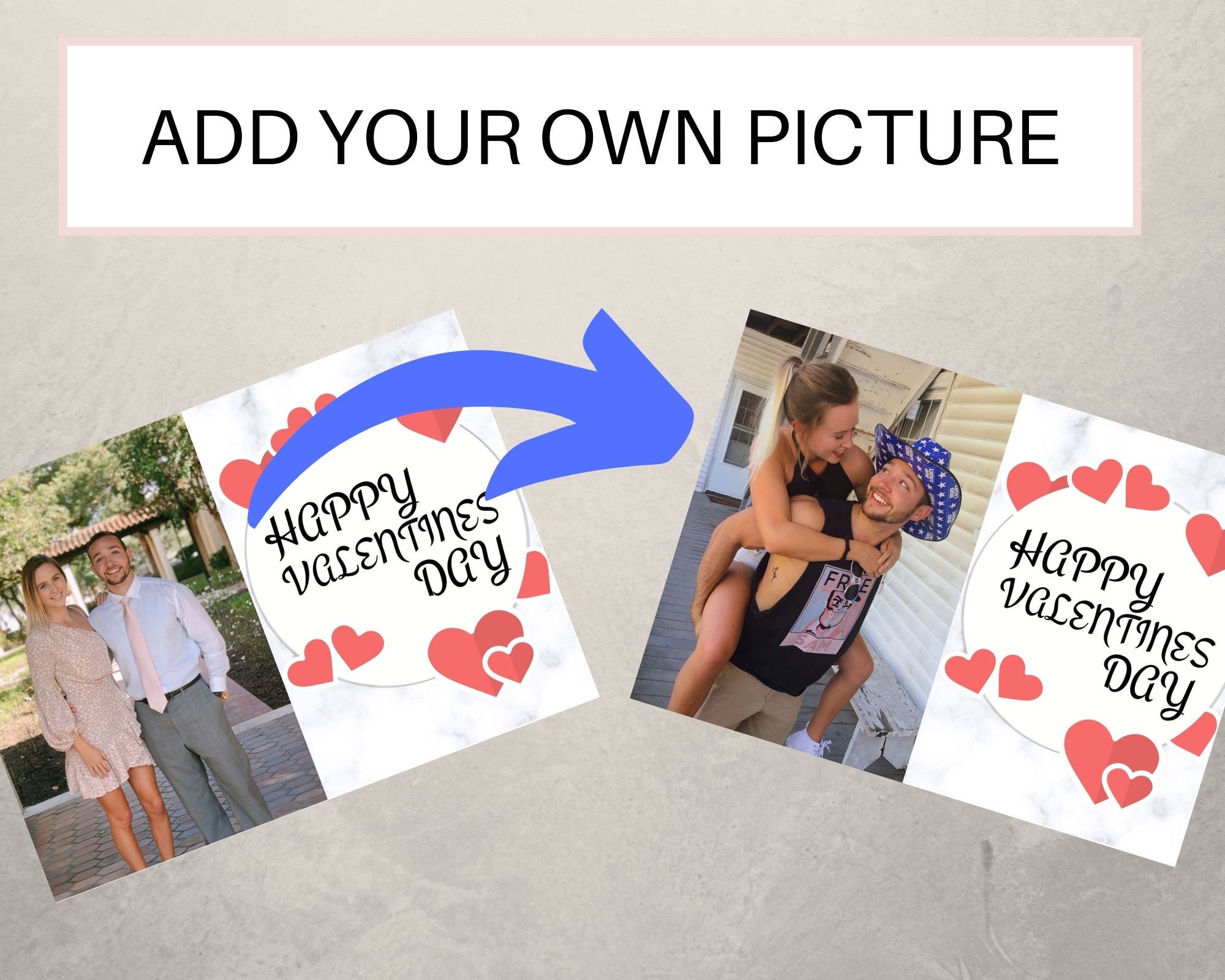 Custom Valentines Day Card, Valentines Day Gift, Printable Valentines ...